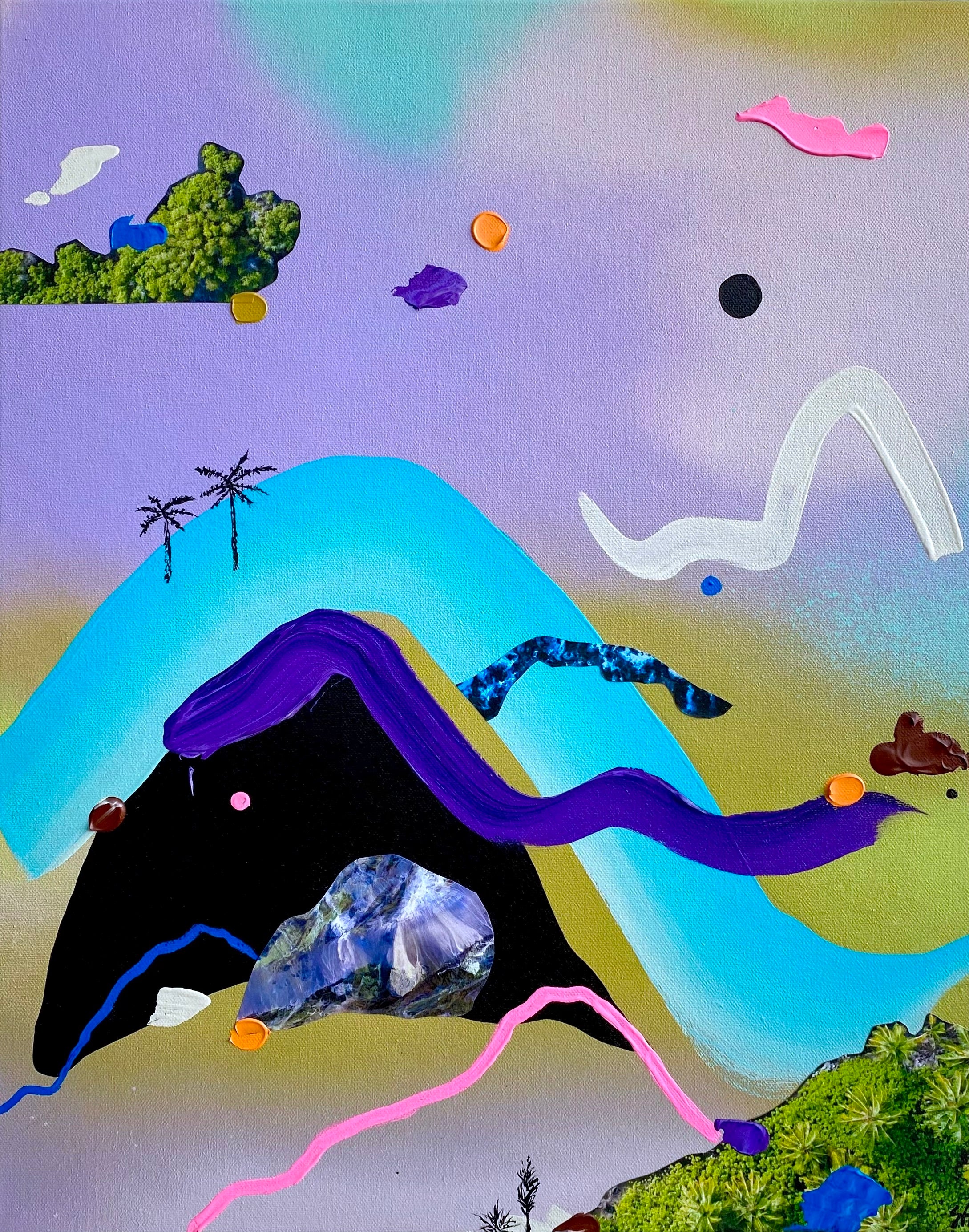 Palm Skies by Sarah Hoque Original Artworks | Artist at 99 Projects