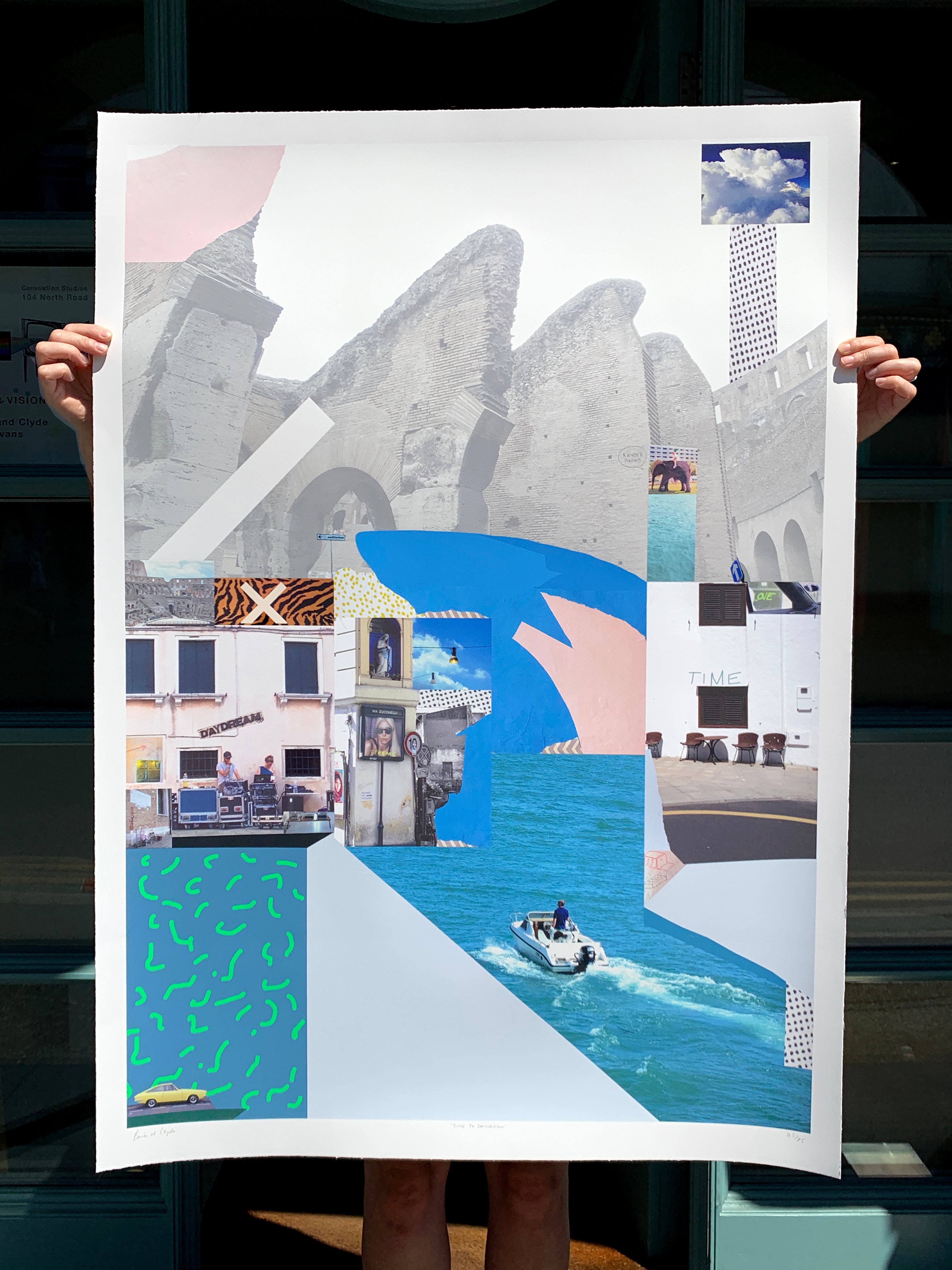 Bonnie and Clyde Fine Art Prints | Mixed Media and Collage Artist at 99 ...